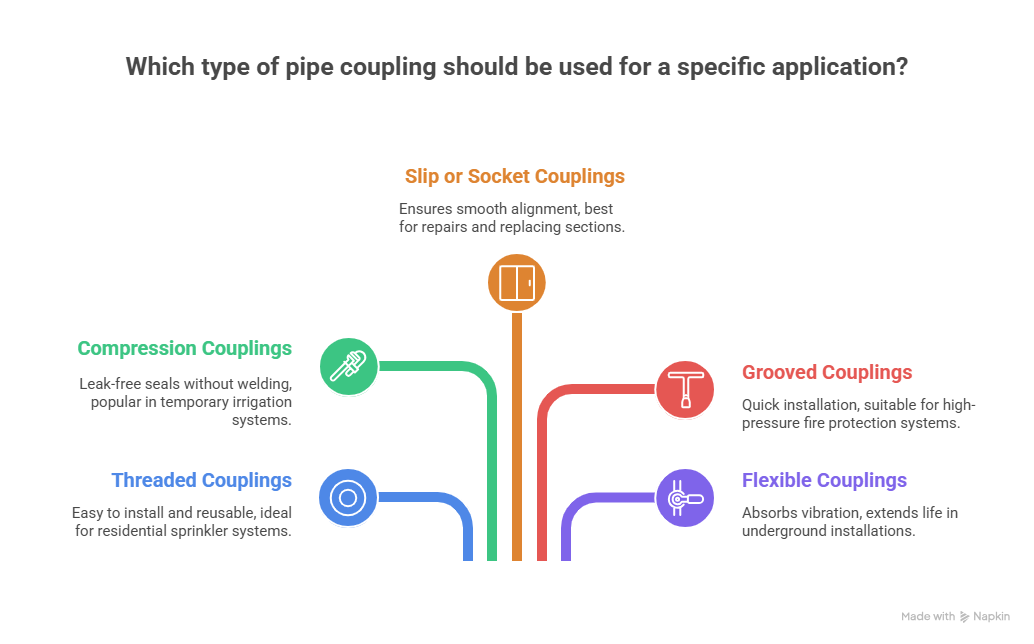 1 Inch Sprinkler Pipe Coupling – Types, Uses, and Standards - Fortis Forge